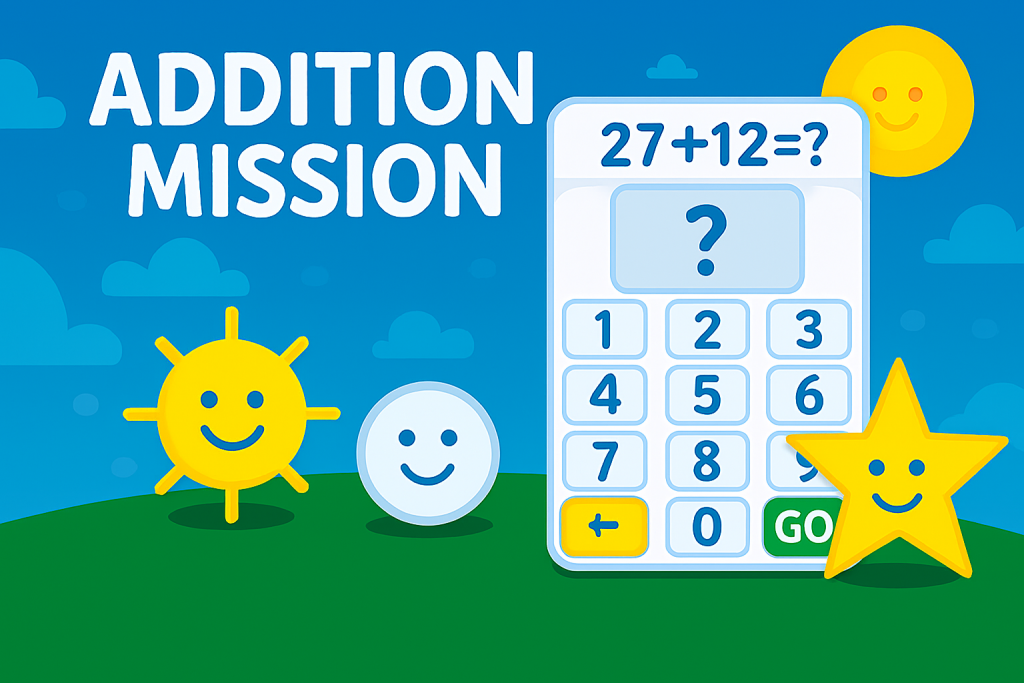 🚀 Addition Mission – The Math Game That Turns Practice into an ...
