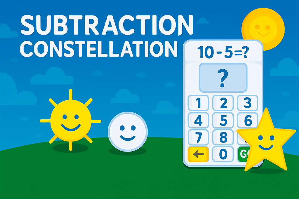🌌 Subtraction Constellation – The Math Game That Lights Up Learning